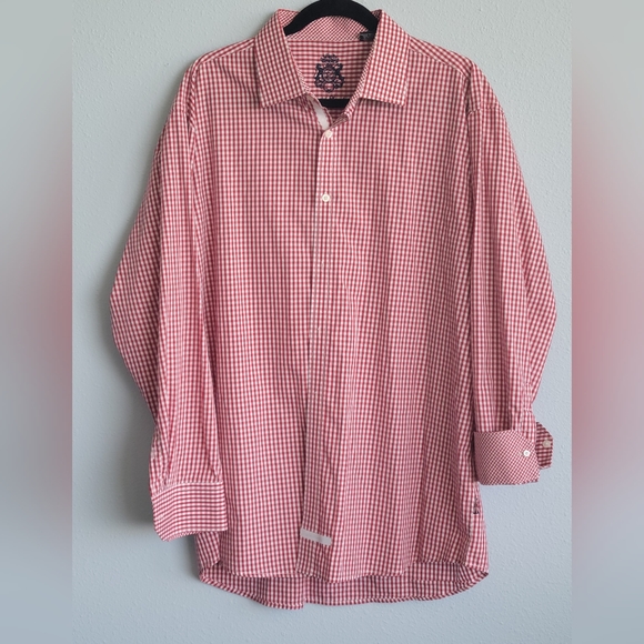 English Laundry | Shirts | English Laundry Red White Checkered Button ...